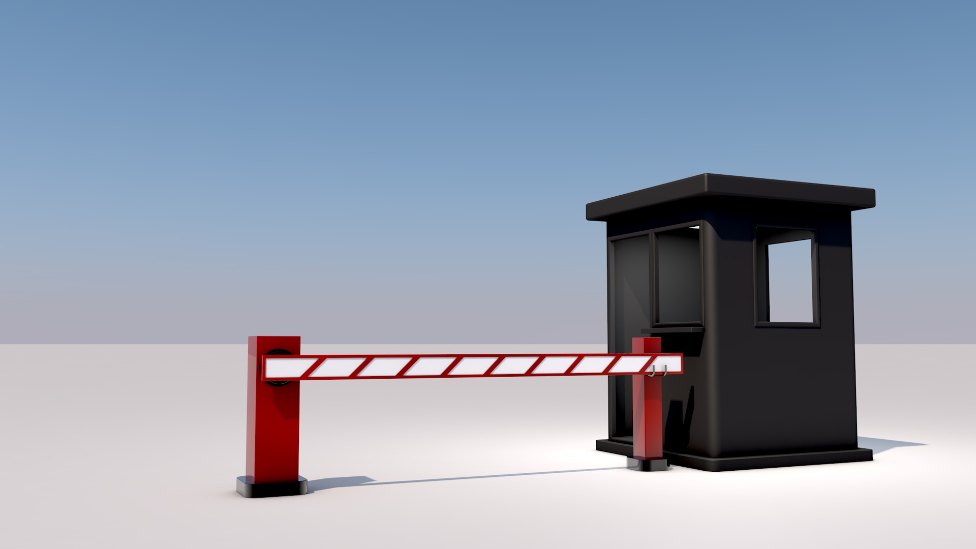 Checkpoint Gate by Gergedan | 3DOcean